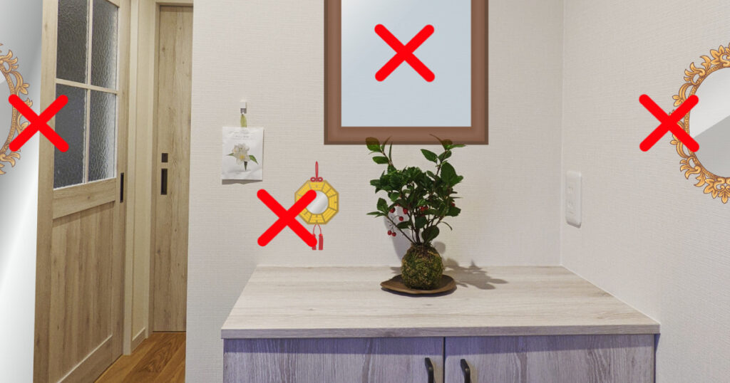 風水的に玄関の鏡は要注意！開運できる置き方とよくない使い方